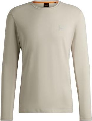 BOSS Hommes Tacks T-Shirt en Jersey de Coton avec Patch Logo