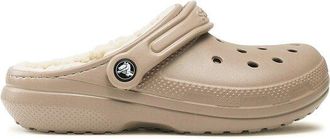 Crocs Pantoletten Crocs Classic Lined Clog 203591 Beige