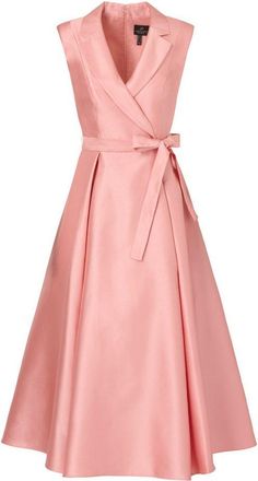 Adrianna Papell Abendkleid Lapel Mikado Ankle Dress Elegant ankle mikado dress