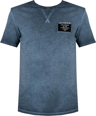 Guess Rundhals-T-Shirt - - Tops - Herren - Blau - 2XL
