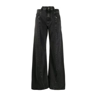 Maison Margiela D&eacute;cortiqu&eacute; Wide-Leg Jeans - - Jeans - Damen - Schwarzk - 3XS
