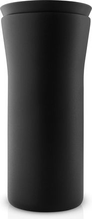 Eva Solo | City To Go Cup 0,35l black | Praktischer doppelwandiger Thermobecher, der sich einfach mit einer Hand bedienen lässt - Klickverschluss mit Möglichke