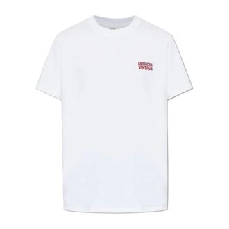 American Vintage Homme, Tops, Blanc, Taille: M Ykobow T-Shirt