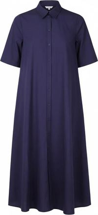 ottod'Ame Femme, Robes, Bleu, Taille: 36 FR Abito chemisier lungo