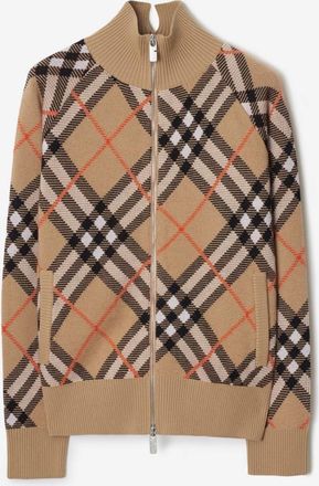 Burberry Veste en laine et mohair mélangés Check, Size: XXS