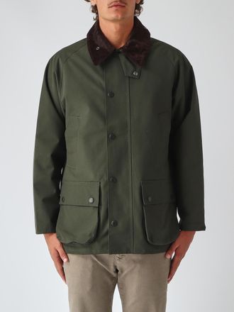 Barbour Bedale winddichte Wachsjacke aus Baumwolle mit Samtkragen