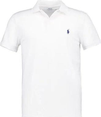 Polo Ralph Lauren Herren Polo-Shirt wei&szlig; Slim Fit