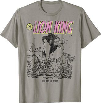 Disney Lion King Distressed Scar and Hyenas T-Shirt
