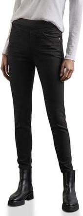Street One A377771 Style QR Jeggings hw Thermique Noir, Black Rinsed, 40W / 28L Femmes
