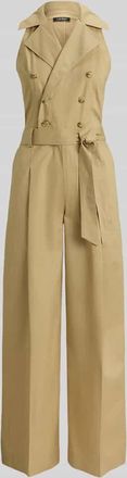 Lauren Ralph Lauren Regular Fit Jumpsuit aus reiner Baumwolle