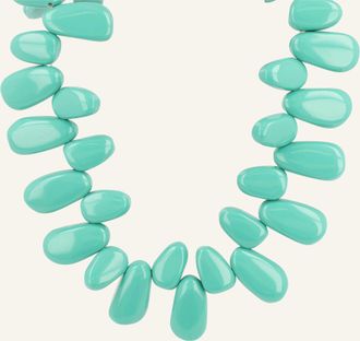 Lott. Gioielli Lott.Gioielli Halsketten Judith Cl Necklace Resin Beaded Aqua Green By Glambou gold