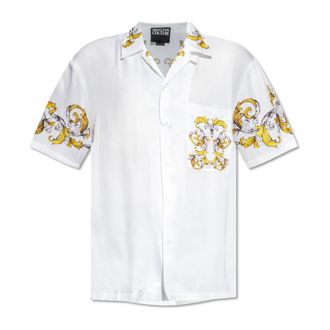 Versace Jeans Couture Homme, Chemises, Blanc, Taille: M Chemise à imprimé Barocco