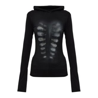 Avavav Bedrucktes X-Ray Kapuzenoberteil - - Tops - Damen - Schwarzk - M