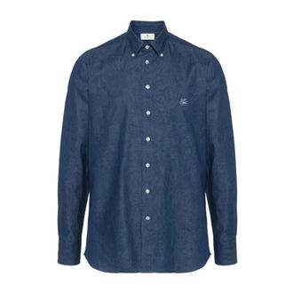 Etro Paisley Print Button-Down Hemd - - Shirts - Herren - Blau - L