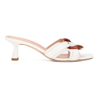 Alberta Ferretti Femme, Chaussures, Blanc, Taille: 36 EU Sandales