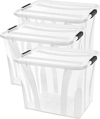 Siena Home Aufbewahrungsbox 55l 3 er Set Anzio