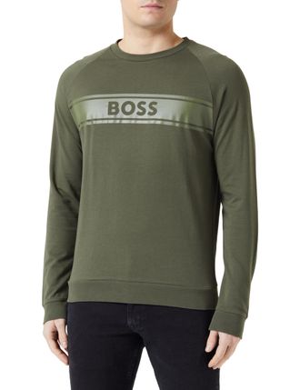 BOSS Herren Authentic Sweatshirt, Dark Green307, XXL EU