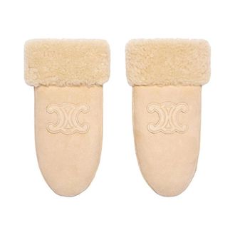 Celine Guanti - - Accessories - Damen - Beige - S