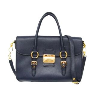 Miu Miu Pre-owned Madras Handtasche - - Pre-owned - Damen - Blau - ONE SIZE