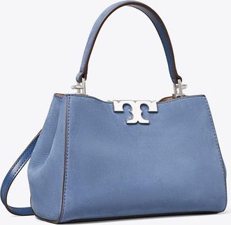 Tory Burch Damen Mini Eleanor Henkeltasche aus Nubukleder