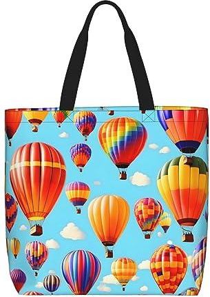 Generic Montgolfi&egrave;res Sac Courses R&eacute;utilisable Sacs D&eacute;contract&eacute; Sac Fourre Tout Pour Shopping Plage Quotidienne