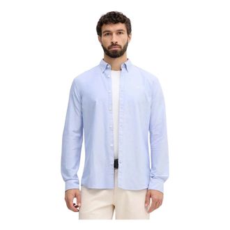 Lindbergh Oxford Hemd - - Shirts - Herren - Blau - S