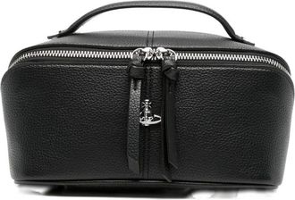 Vivienne Westwood Femme, Sacs, Noir, Taille: ONE Size Orb Plaque Top Handle Bag