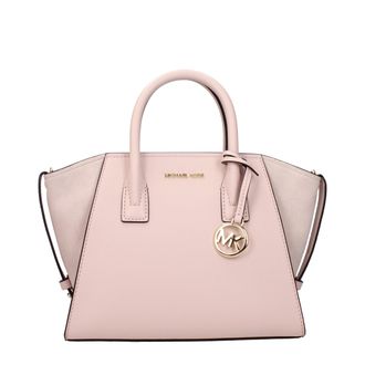 Michael Kors Rosa Lederhandtasche