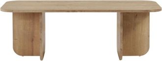 Habitat et Jardin Table basse en bois Akira 120 x 60 x 41 cm - Ch&ecirc;ne saphir