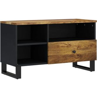 vidaXL TV-Schrank 80x33x46 cm Massivholz Mango & Holzwerkstoff vidaXL