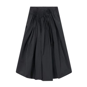 Magda Butrym Femme, Jupes, Noir, Taille: 38 FR Jupe longue ballon taille basse