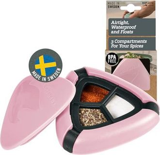 Light my fire Sali&egrave;re et Poivri&egrave;re de Camping - Sali&egrave;re et Poivri&egrave;re de Voyage - - R&eacute;cipient &agrave; &Eacute;pices de Voyage Portable pour Pique-Nique, sans BPA, DustyPink