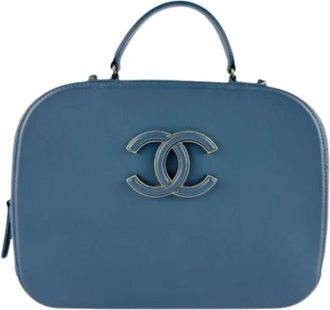 Chanel Pre-owned Sac &agrave; main vintage - Femme - Pre-owned - Bleu - Taille: ONE Size