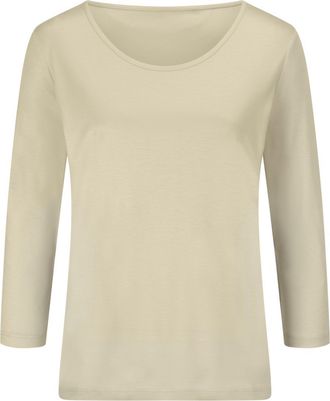 Fadenmeister Berlin Rundhals-Shirt 3/4-Arm Fadenmeister Berlin beige