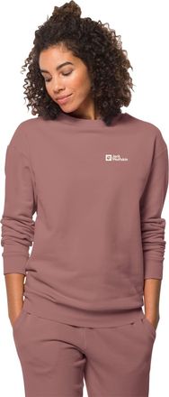 Jack Wolfskin Damen Essential Crew Neck Sweatshirt, Afterglow, L EU