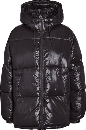 Noisy May Nmallie Shiny Hood Long Jacket Noos