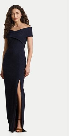 Lauren Ralph Lauren Abendkleid 253P13931002 Dunkelblau Slim Fit