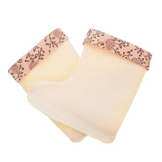 Hemobllo Chaussettes Isolantes pour Bottes de Pluie -Mollet Femme Taille 39 Doublure Int&eacute;rieure Coton &Eacute;pais Doubl&eacute;e Polaire Couvre-Bottes Imperm&eacute;able Hiver Cha