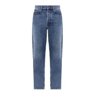 Moncler Jeans mit Logo-Patch - - Jeans - Herren - Blau - S