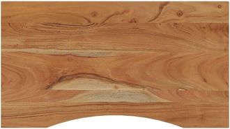 vidaXL Dessus de bureau 80x50x2,5cm rectangulaire bois massif dacacia Vidaxl