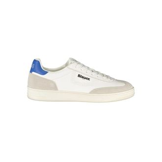 Blauer Wei&szlig;er Ledersneaker f&uuml;r Herren - - Shoes - Herren - Wei&szlig; - 40 EU