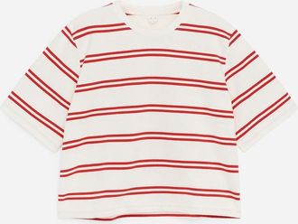 Arket Kastiges Signature-T-Shirt -Rot