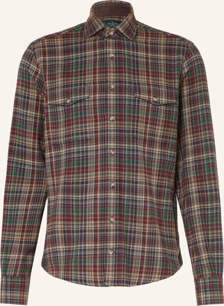 Hackett Flanellhemd Comfort Fit blau