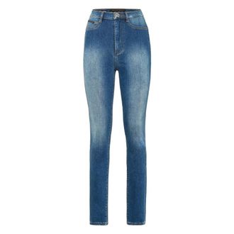 Philipp Plein Femme, Jeans, Bleu, Taille: W28 Jegging Taille Haute