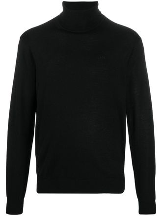 A|X Armani Exchange pull &agrave; col roul&eacute; - Noir