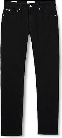 Calvin Klein Jeans Calvin Klein Jean Homme Slim Taille Mi-Haute, Noir (Denim Black), 38W/32L