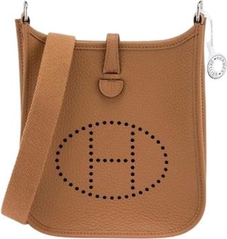 Herm&egrave;s Sac bandouli&egrave;re Mini Evelyne 16 Pre-owned - Femme - Pre-owned - Brun - Taille: ONE Size