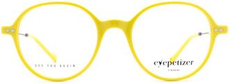 Eyepetizer Six Brille mit rundem Gestell - Gelb