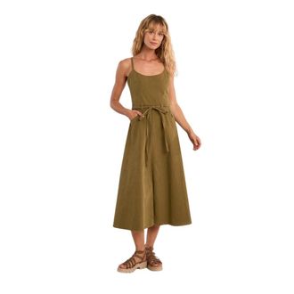Molly Bracken Femme, Robes, Vert, Taille: 38 FR Abito Midi