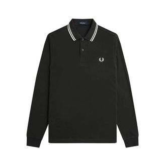 Fred Perry Homme, Tops, Noir, Taille: XL Polo Classique